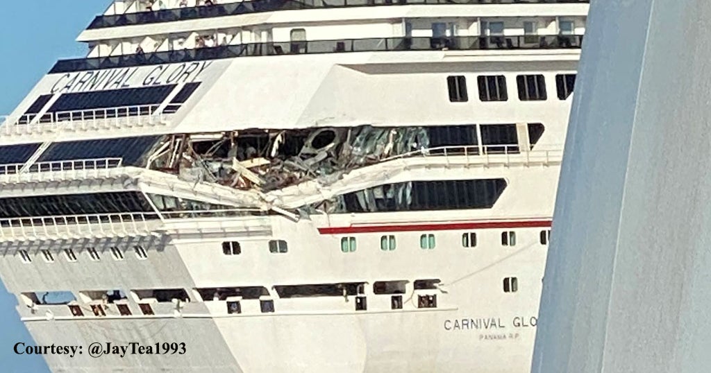 Injuries Reported After 2 Carnival Cruise Ships Collide In Mexico - CBS ...