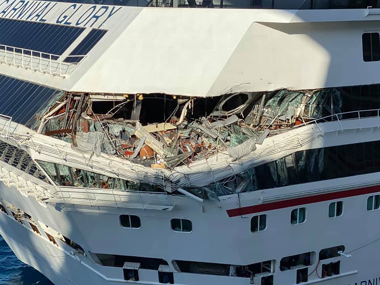 Injuries Reported After 2 Carnival Cruise Ships Collide In Mexico - CBS ...