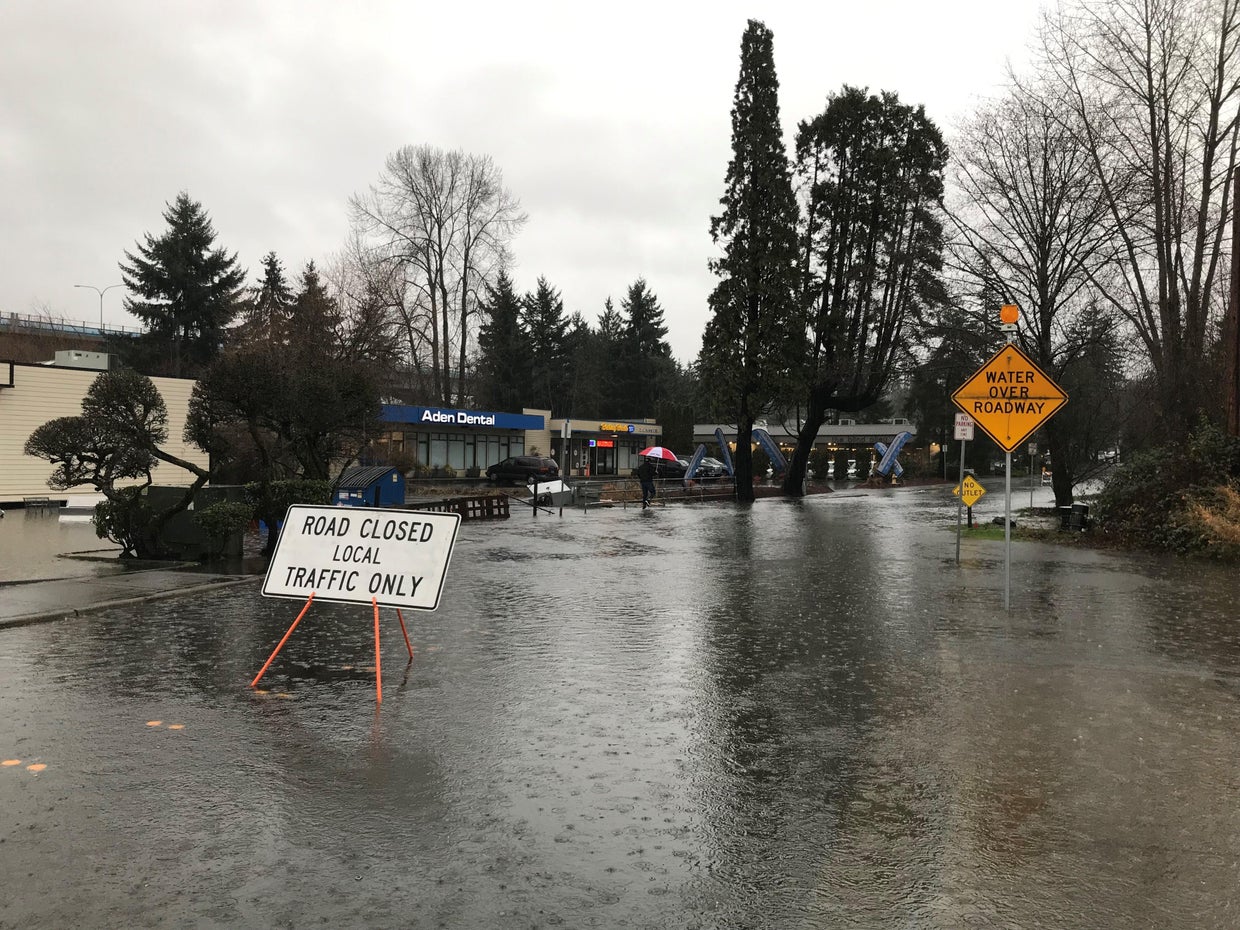 Atmospheric river Washington: Record rain and darkness hits Seattle ...