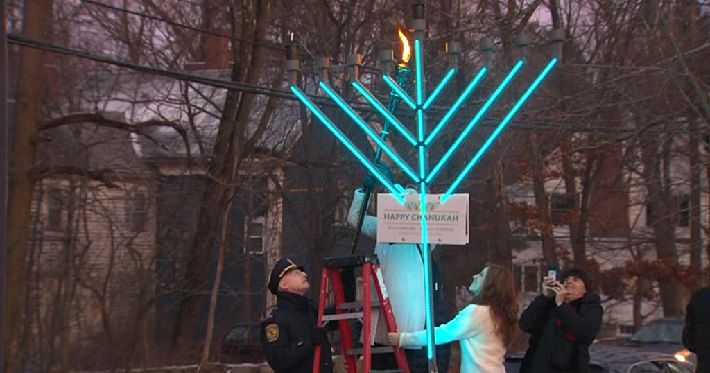 Menorah Lighting Sparks Hanukkah Celebrations In Newton And Boston ...