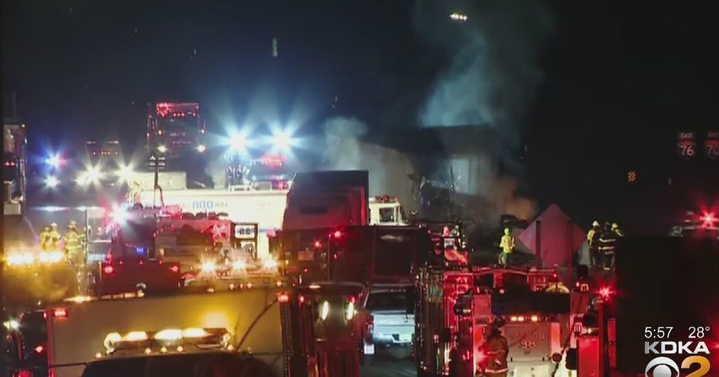 Tractor Trailer Crash, Fire Shuts Down Section Of Westbound Pa ...