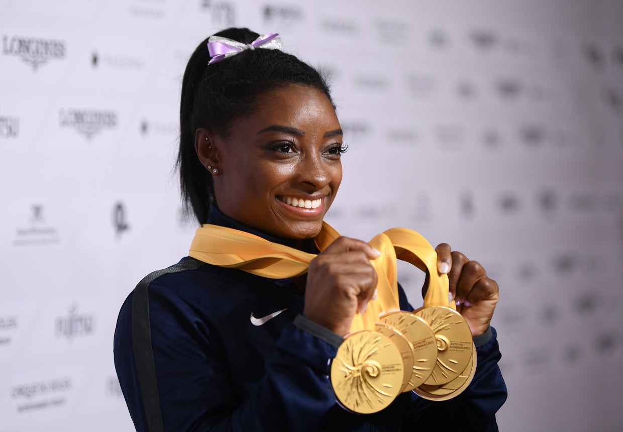 Texan Simone Biles Named 2019 AP Female Athlete Of The Year - CBS Texas