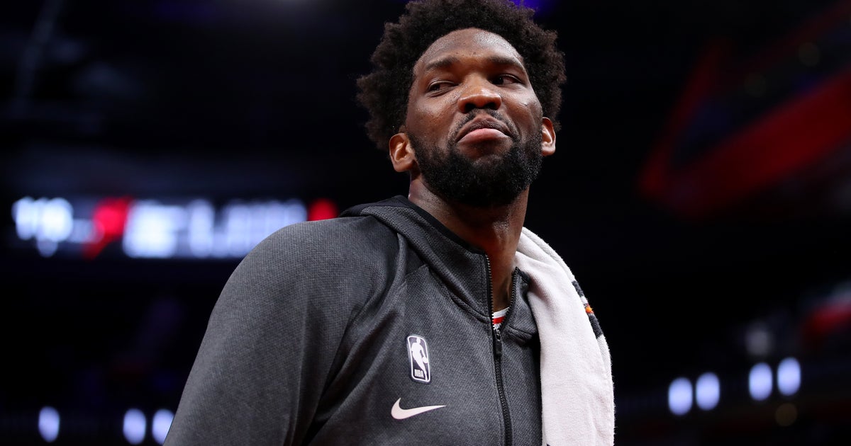 Joel Embiid, With Dislocated Finger, Leads 76ers Past Thunder - CBS ...