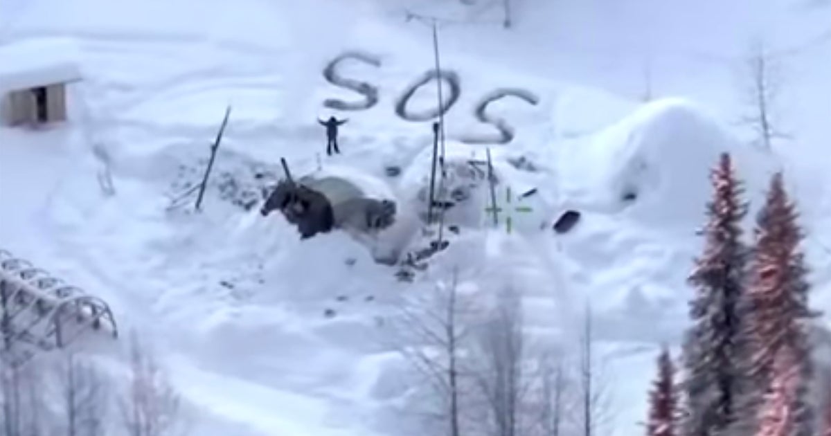 Alaska rescue: Man found weeks after remote cabin burned down - CBS News