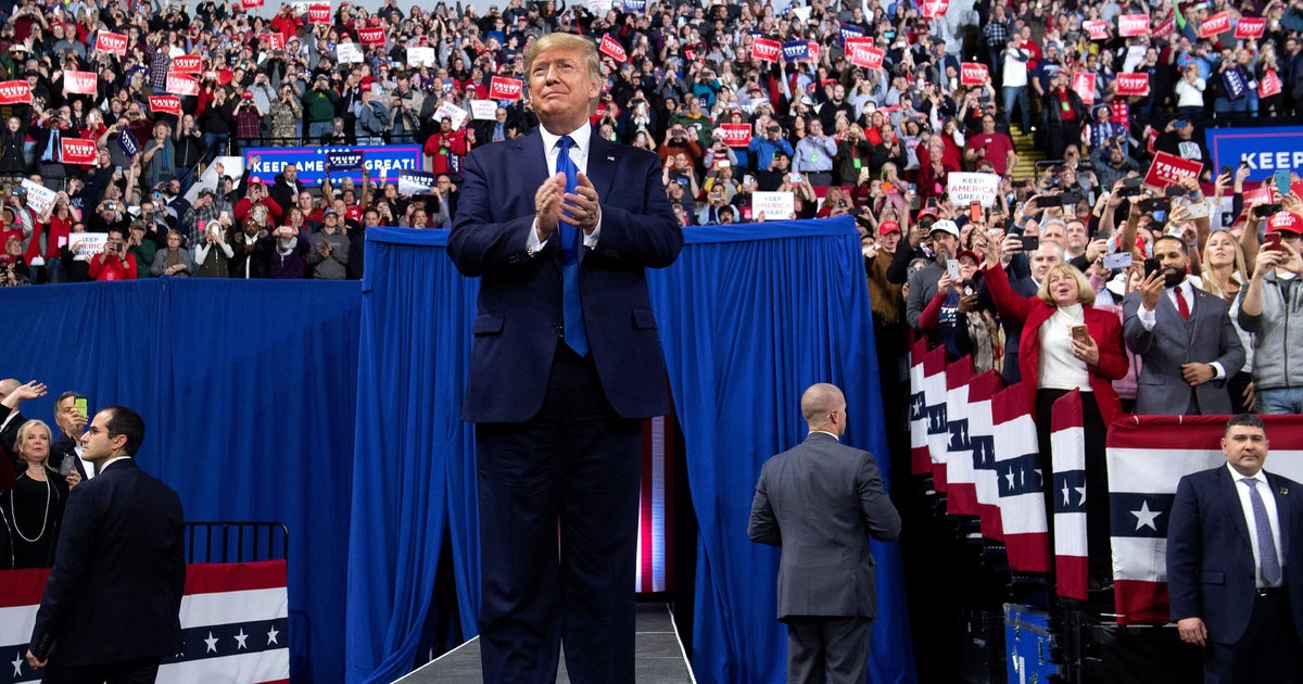 Trump touts Soleimani strike and slaps at Democrats during Milwaukee ...