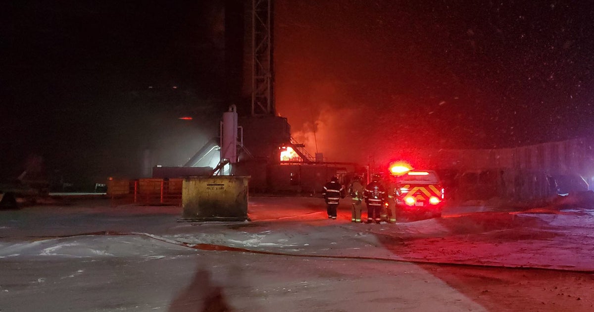 Firefighters Battle 30-Foot High Flames Shooting From Oil Rig In Weld ...