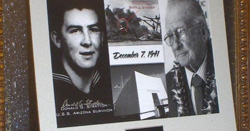 Donald Stratton, one of 3 remaining USS Arizona survivors from Pearl ...
