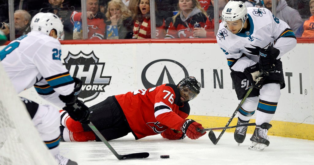 Devils Beat Sharks 2-1 - CBS San Francisco