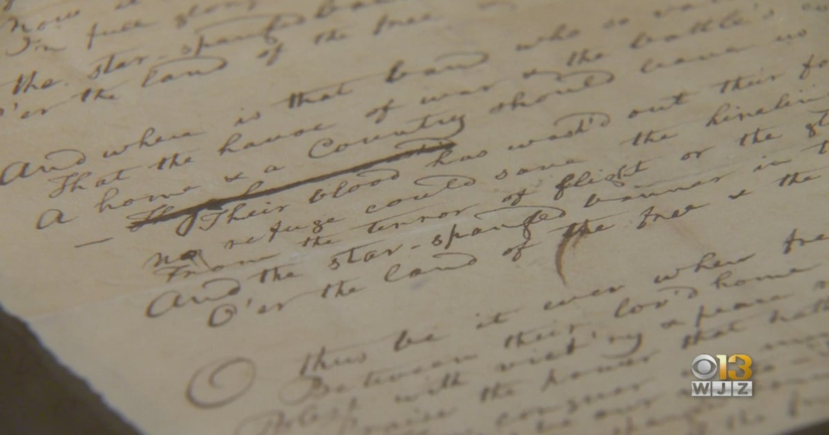 You Can See The Original 'Star-Spangled Banner' Manuscript For One Day ...
