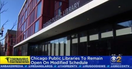Chicago Public Libraries To Remain Open On Modified Schedule - CBS Chicago