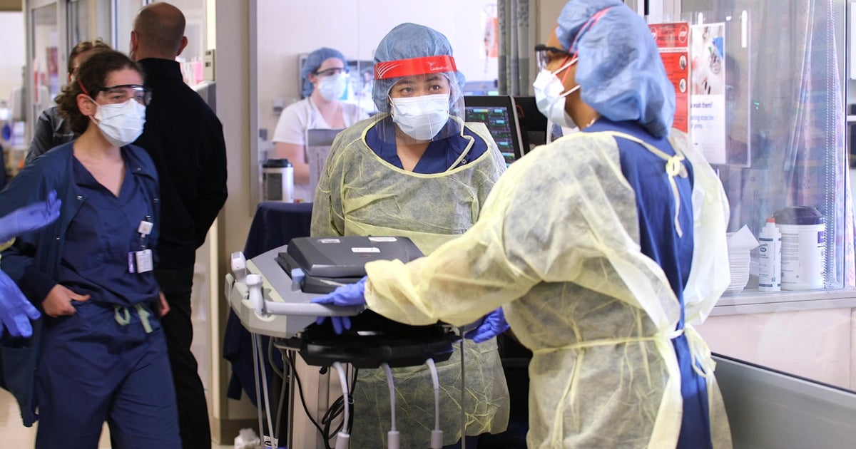 A rare look inside hospitals battling coronavirus - 60 Minutes - CBS News