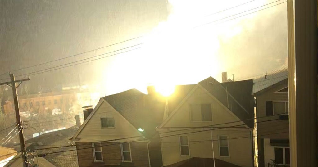 Powerful Storms Lead To Transformer Erupting In Blaze - CBS Pittsburgh
