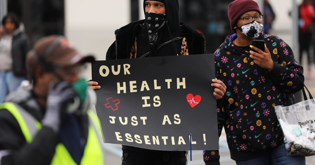 Frontline workers call for May Day strike over working conditions - CBS ...