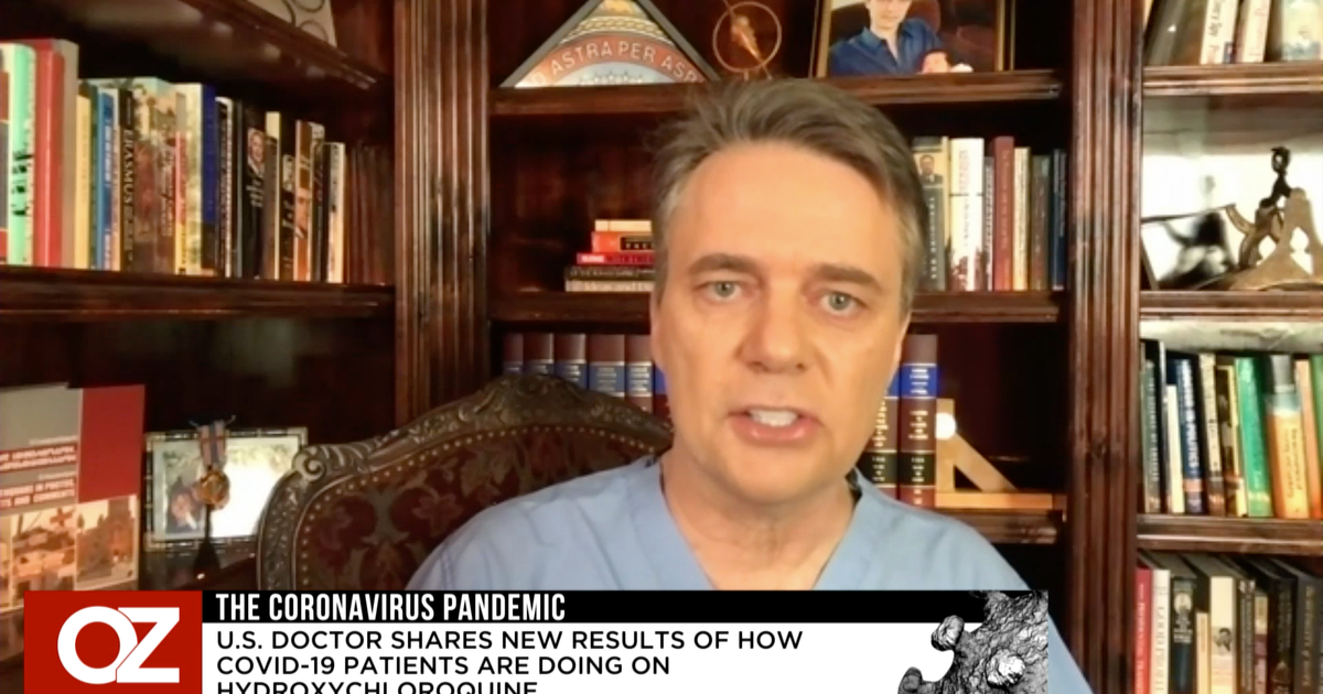 Dr. Oz And Dr. Colyer Discuss The Use Of Hydroxychloroquine As A ...