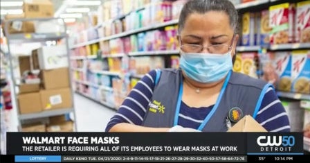 Walmart Requiring All Employees To Wear Masks At Work - CBS Detroit