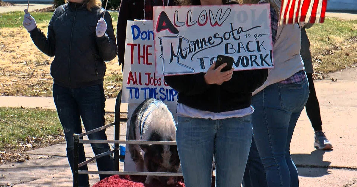 Reality Check: The Forces Behind The Stay-At-Home Order Protests - CBS ...