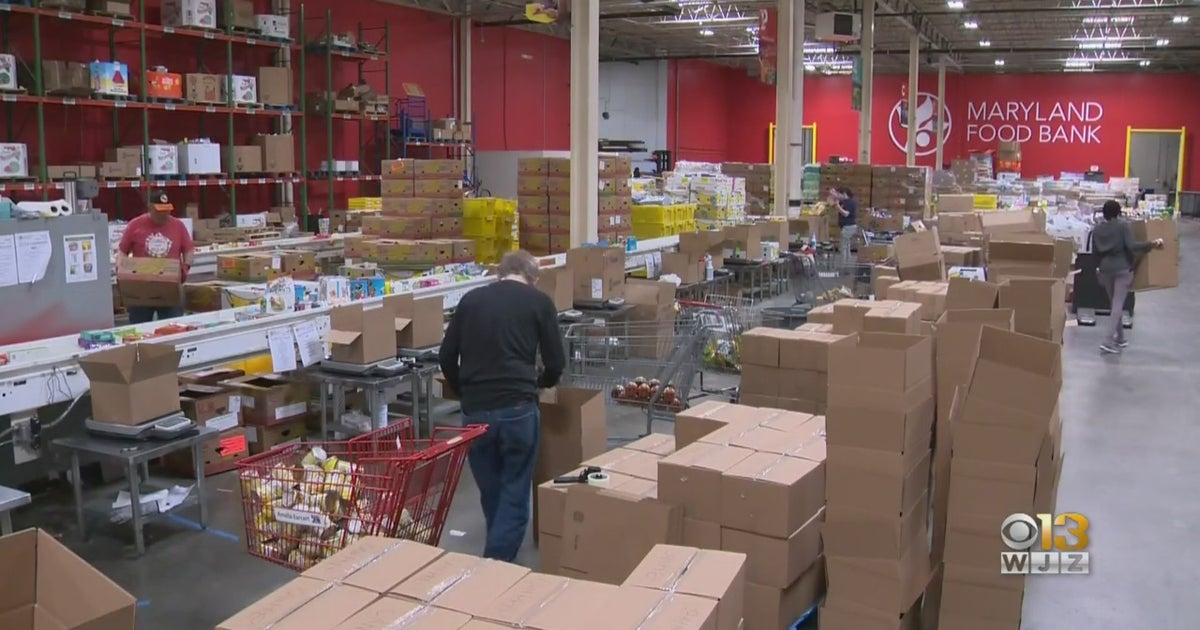 Maryland Food Bank Donates 4.4M Pounds Of Food In April - CBS Baltimore