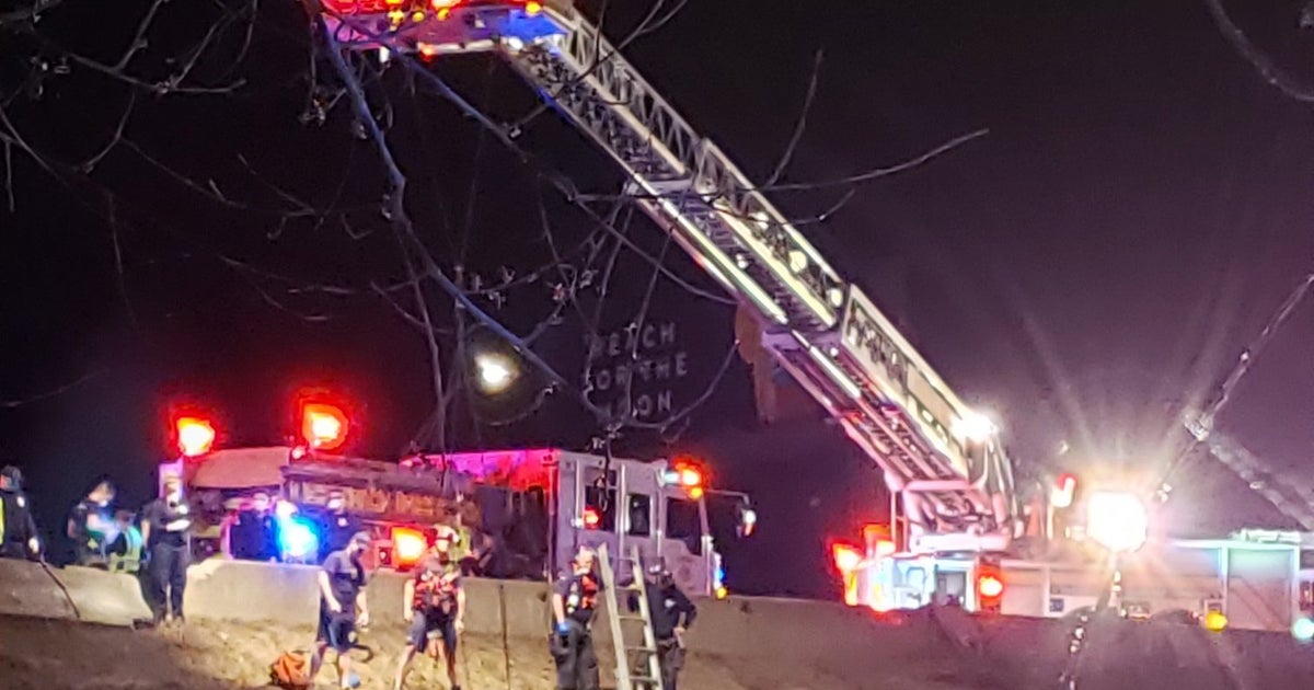 LOOK: Denver Firefighters Pluck Driver Out Of South Platte River - CBS ...