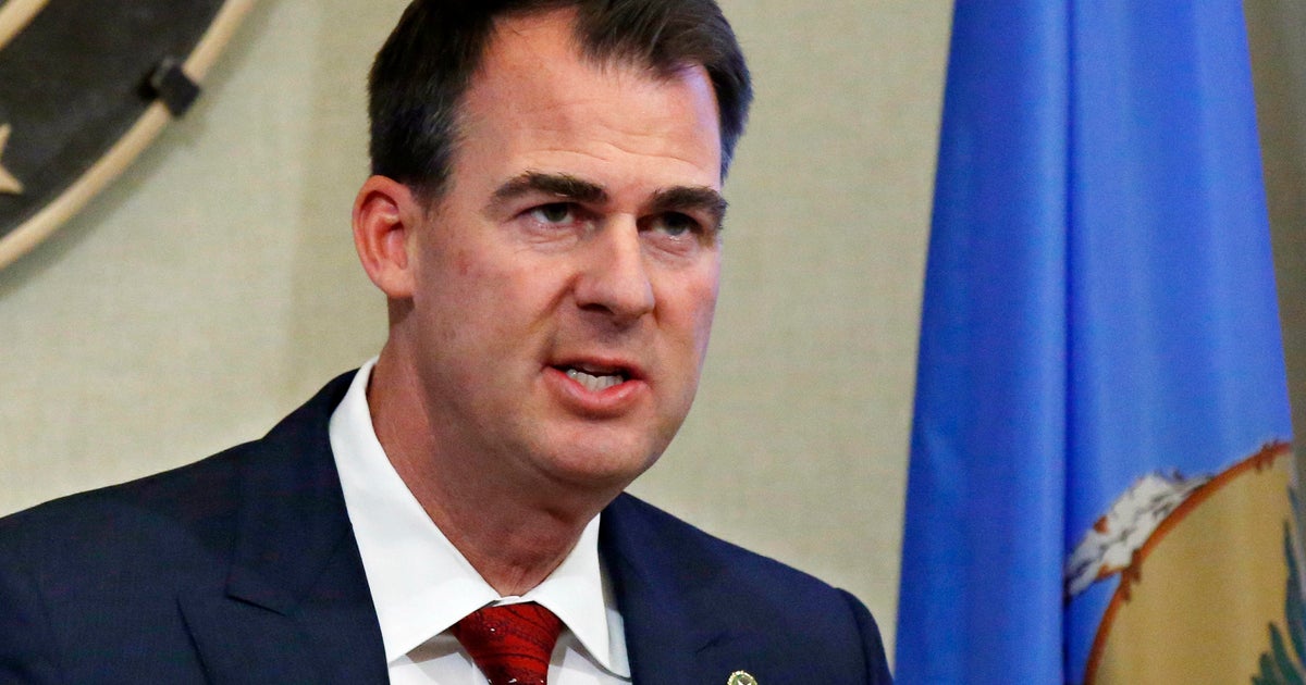Oklahoma Governor Kevin Stitt asks Trump to declare virus "act of God ...