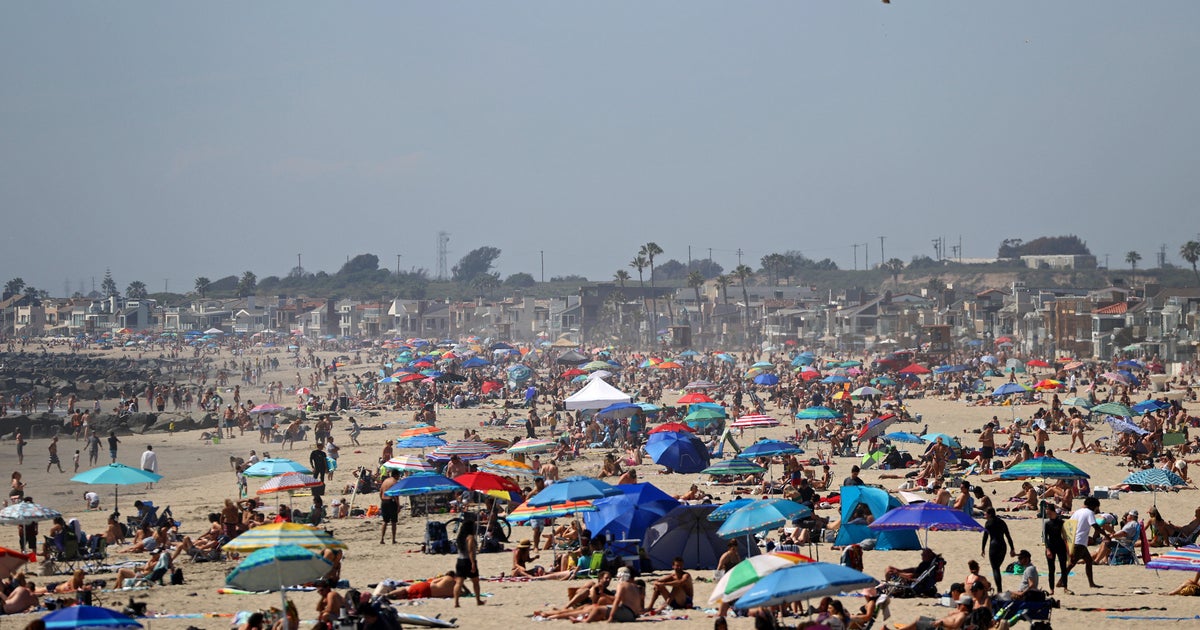 California Governor Newsom warns beachgoers: "This virus doesn't take ...
