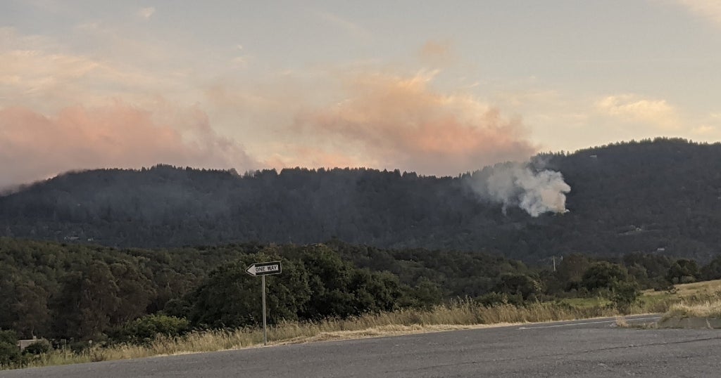 Structure Fire Closes Hwy 84 In Woodside - CBS San Francisco