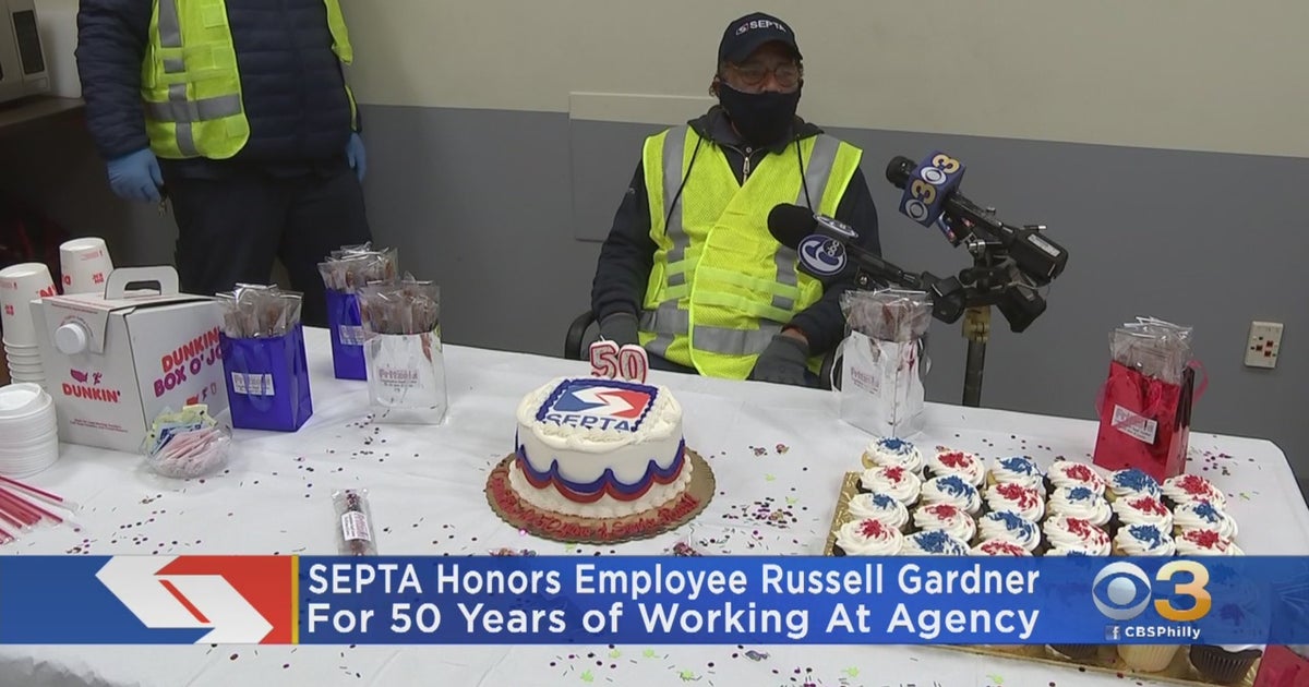 SEPTA Surprises Employee With Party On 50th Work Anniversary - CBS ...