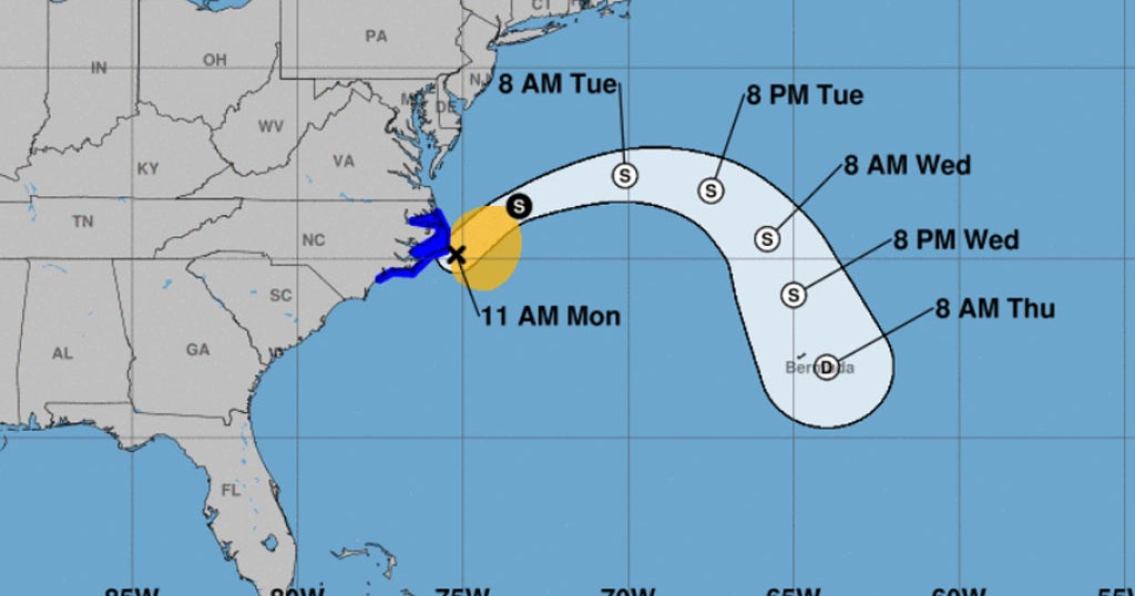 Tropical Storm Arthur Moves Out To Sea - CBS Miami