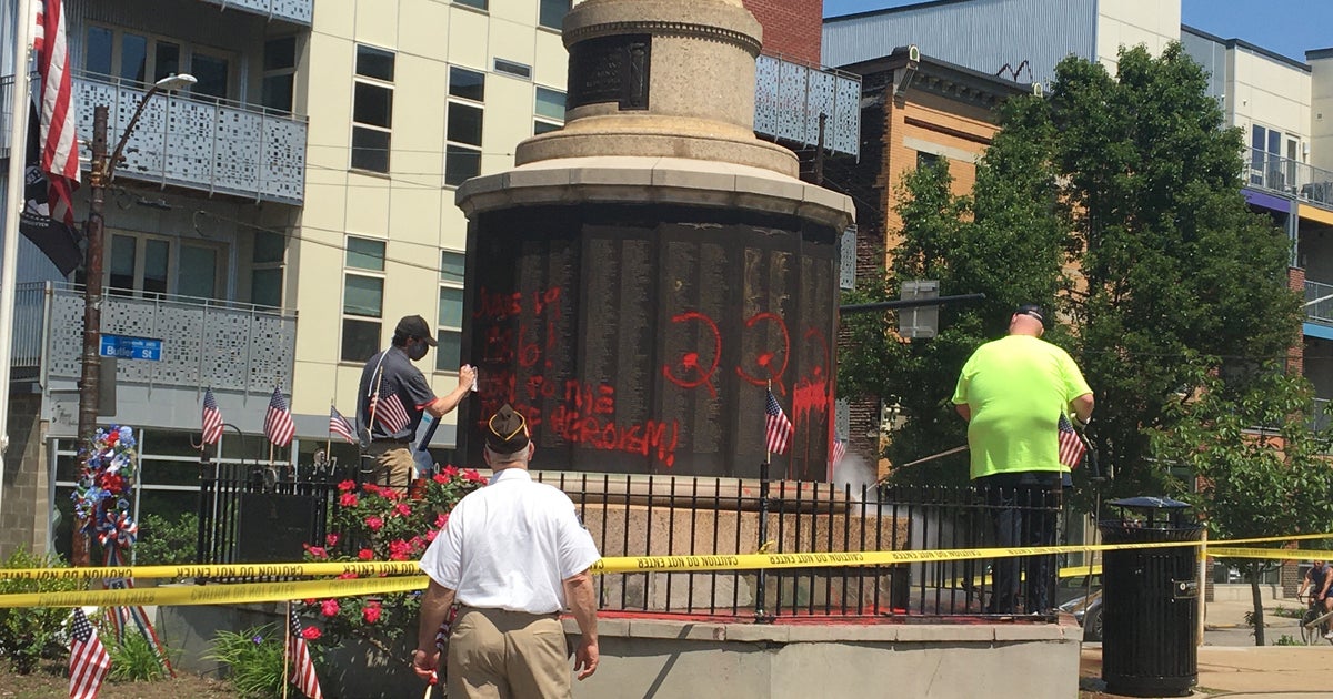 FBI Offering $2,500 Reward In 'Doughboy' Statue Vandalism Case - CBS ...