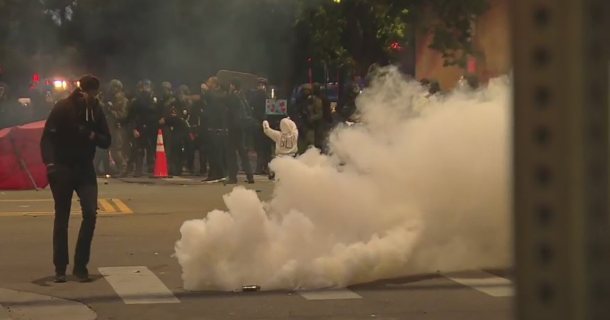 Denver Police Fire Tear Gas, Foam Projectiles At Protesters Sunday ...