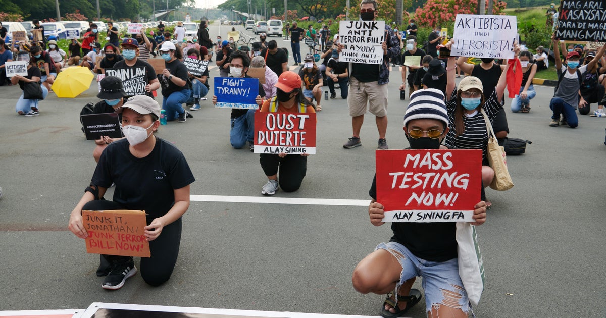 Protest against "urgent" anti-terror bill in Philippines gets a boost ...