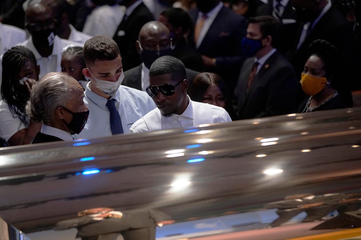 Funeral service honors George Floyd in his hometown of Houston