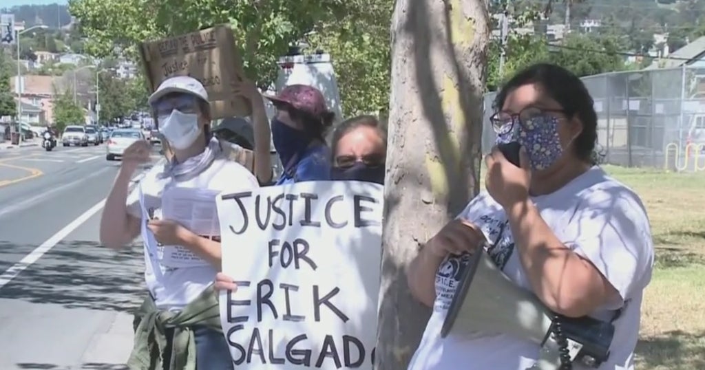 Family of Erik Salgado demand charges against officers who killed him ...