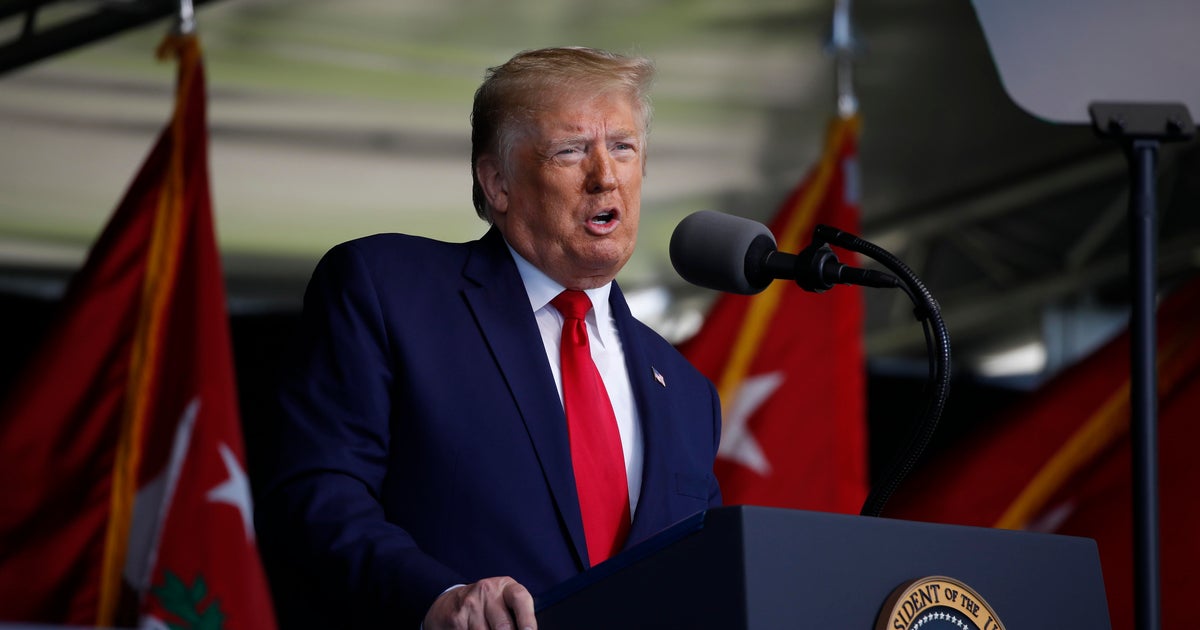 Trump praises cadets in commencement address at West Point - CBS News