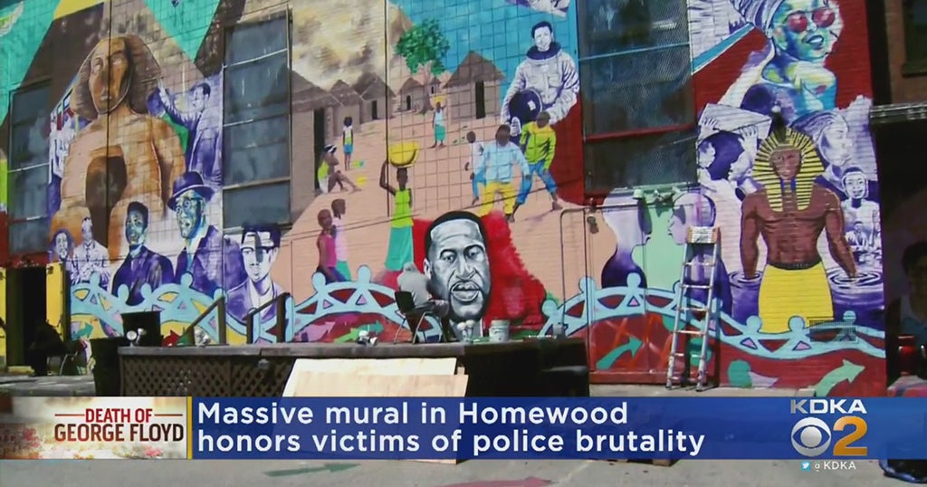 Local Artist Painting Mural In Homewood To Honor Victims Of Police ...