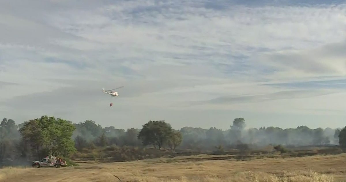 Firefighters Respond To Vegetation Fire Burning In Yolo County - CBS ...