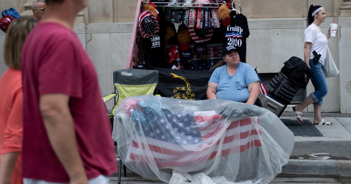 Thunderstorms predicted for Trump Tulsa rally as supporters camp out ...