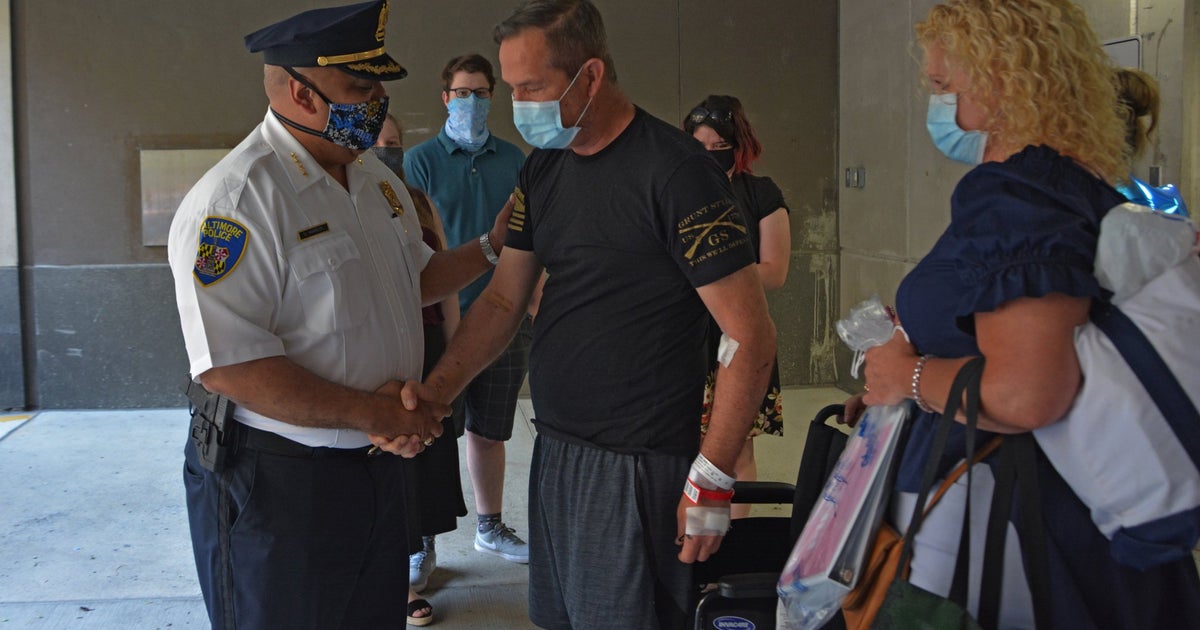 Baltimore Police Officer Brian Burke Released From Shock Trauma After ...
