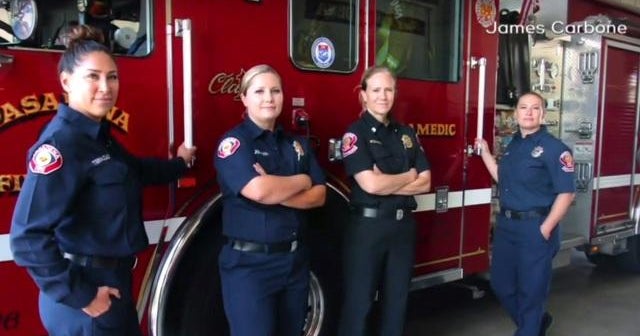 Pasadena Fire Department staffs all-female fire crew for the first time ...