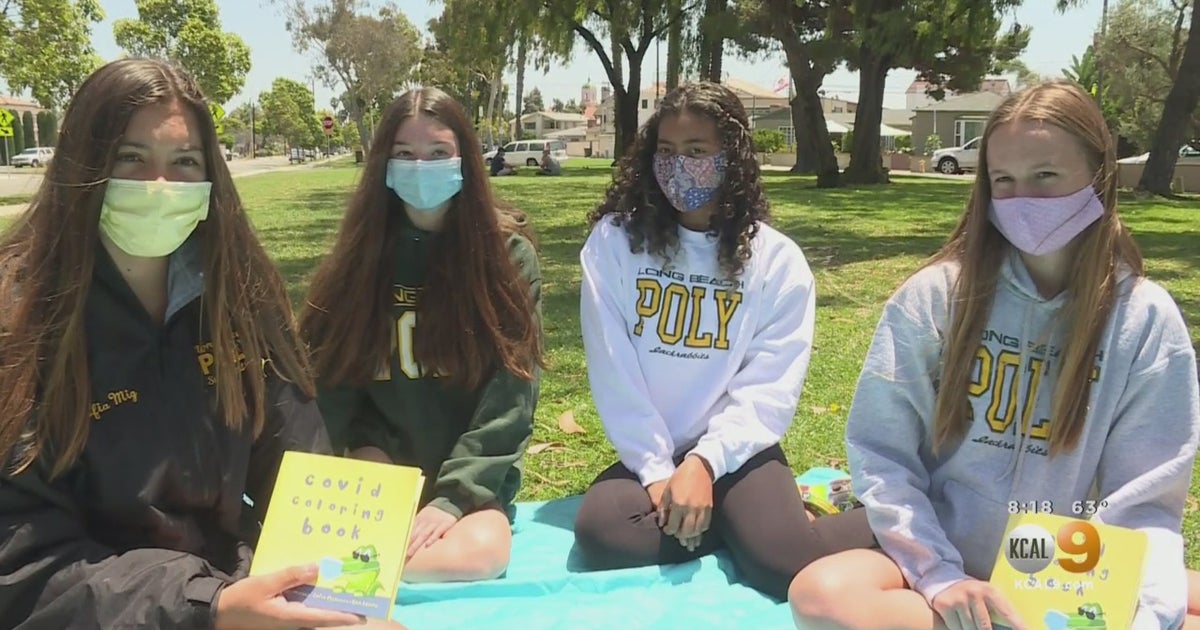 Long Beach Teens Create COVID Coloring Book To Teach Children About ...