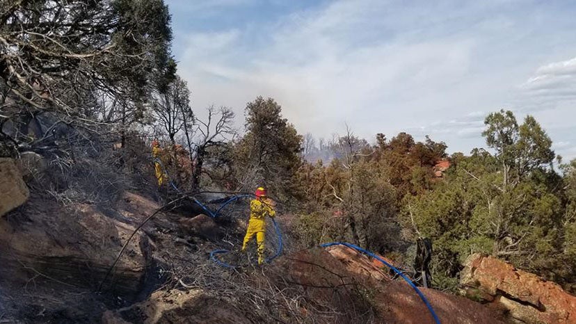 Yellow Jacket Fire Burns 400 Acres Near Cortez - CBS Colorado