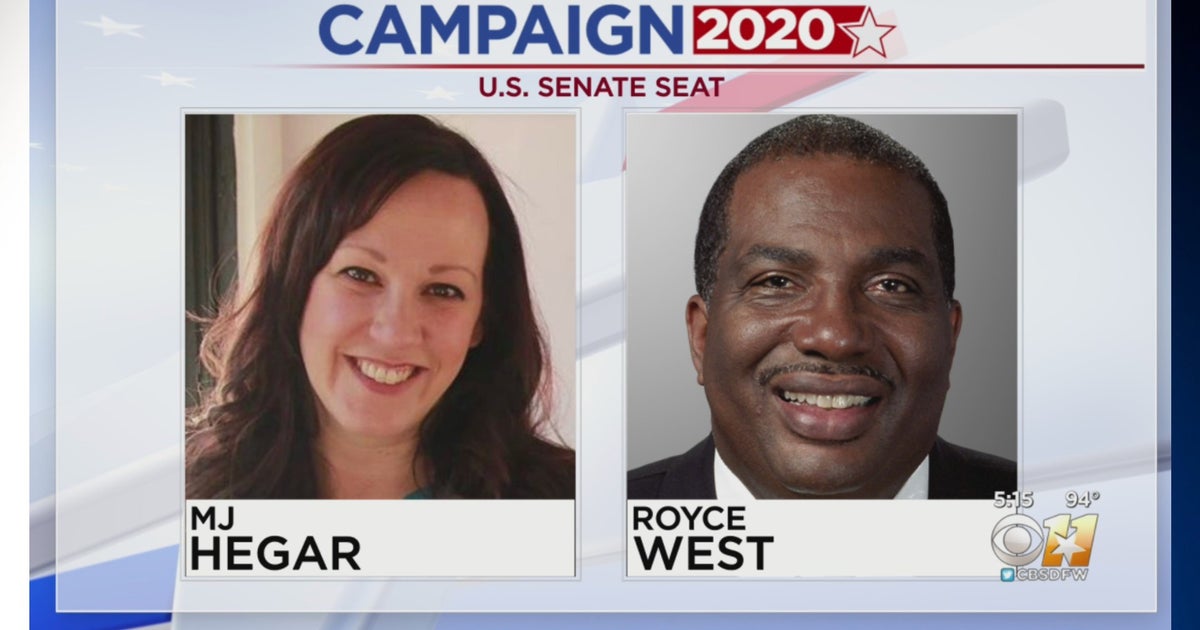 Democratic Primary Runoff Between MJ Hegar And Royce West For US Senate ...