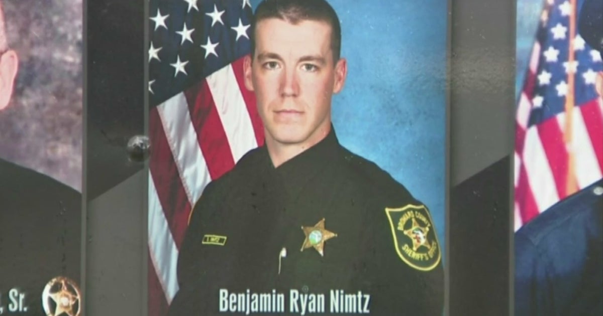 Fallen BSO Deputy Benjamin Nimtz Honored & Remembered - CBS Miami