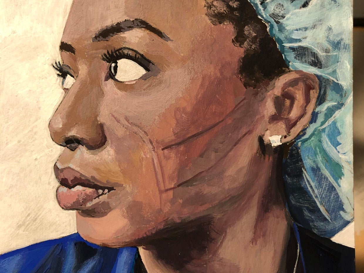 An artist wanted to thank medical workers on the frontlines. So he's ...