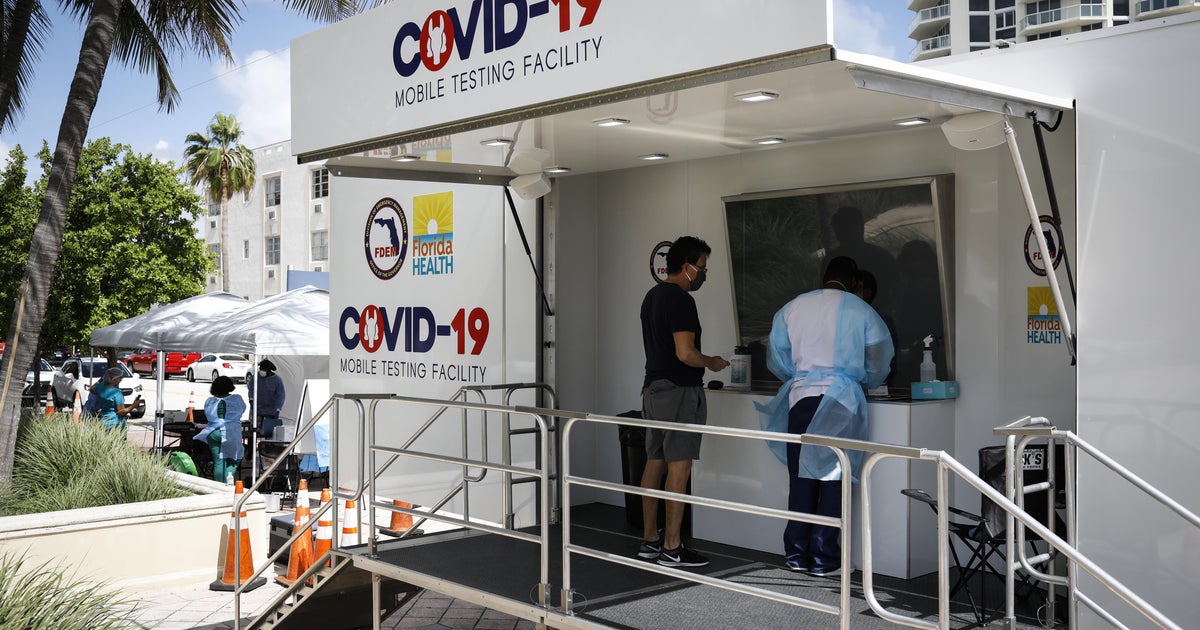 Florida surpasses New York in confirmed COVID-19 cases - CBS News