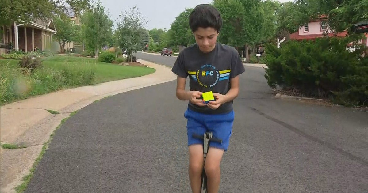 Boulder Teen Evan Blecher Putting His World Record Rubik's Cube Skills ...