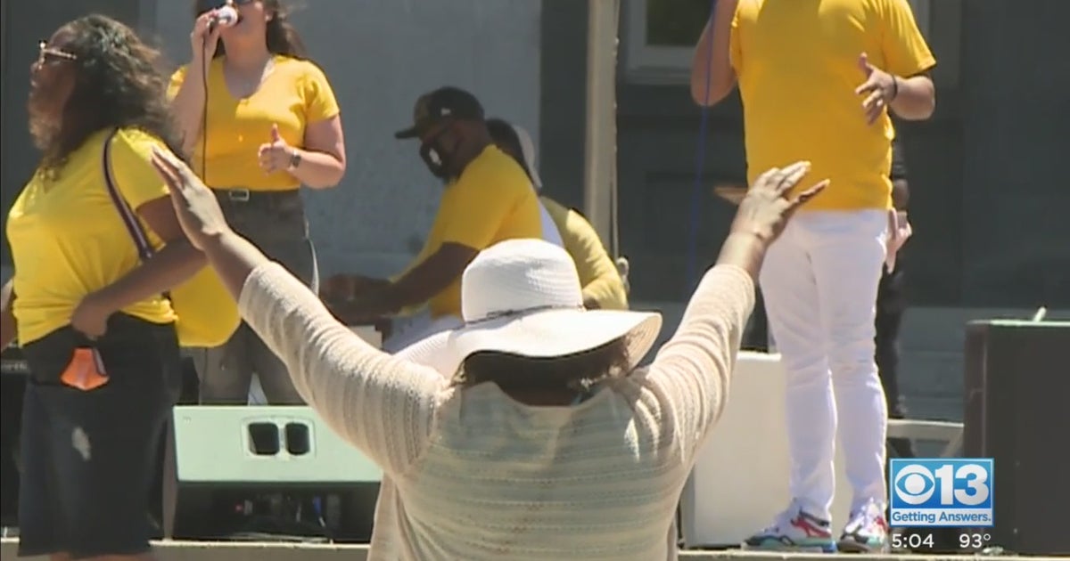 Reopen The Church Rally Held At State Capitol - CBS Sacramento