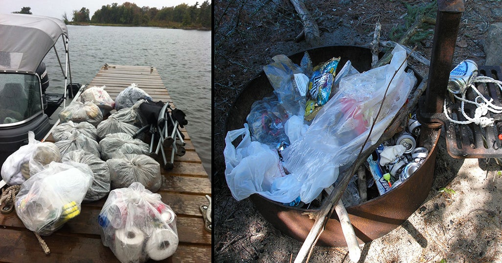 Voyageurs Nat'l Park Shares Pictures Of Trash Found At Multiple ...