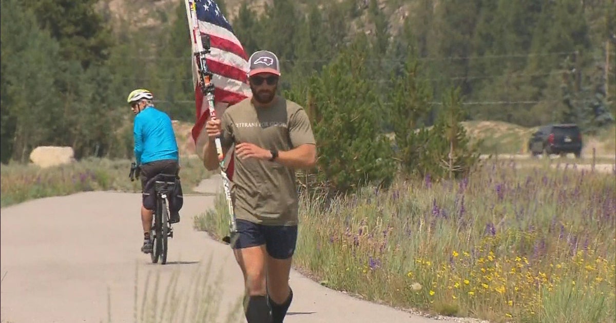 Russell Larkins In Colorado, In Middle Of Cross-Country Run To Raise ...