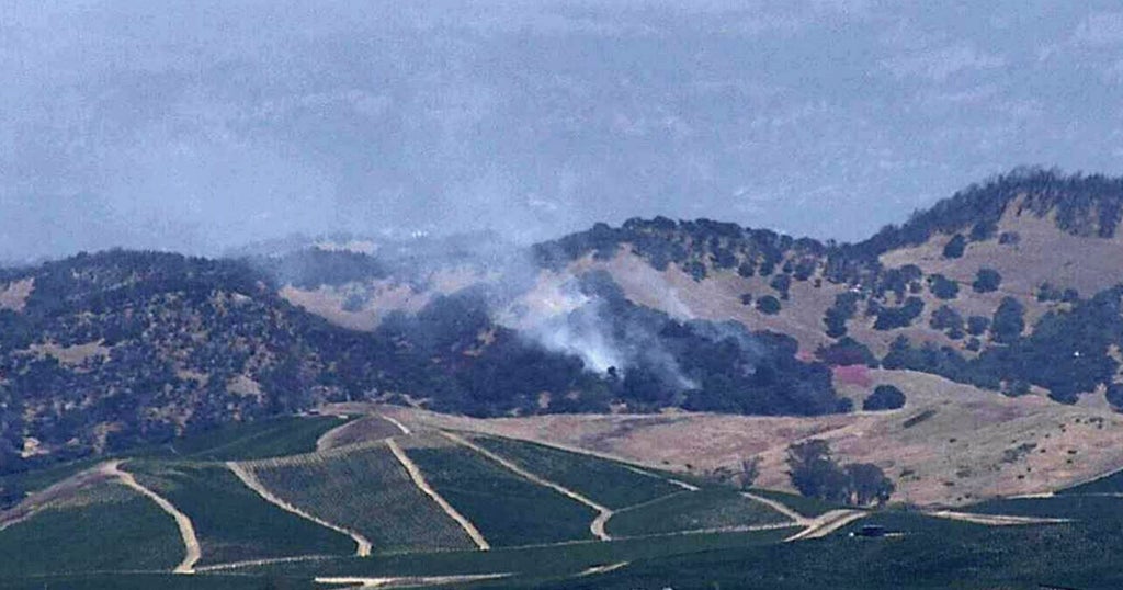 Crews Tackle 7-Acre Brush Fire Burning Southeast of Sonoma - CBS San ...