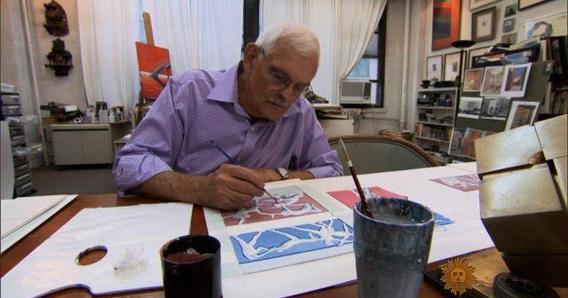 Off the wall with artist Richard Haas - CBS News